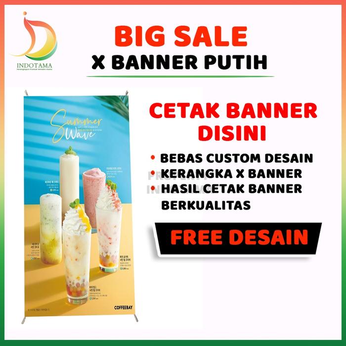 Jual Stand Banner Cetak X Banner Plus Cetak Flexi Albatros Free Desain ...