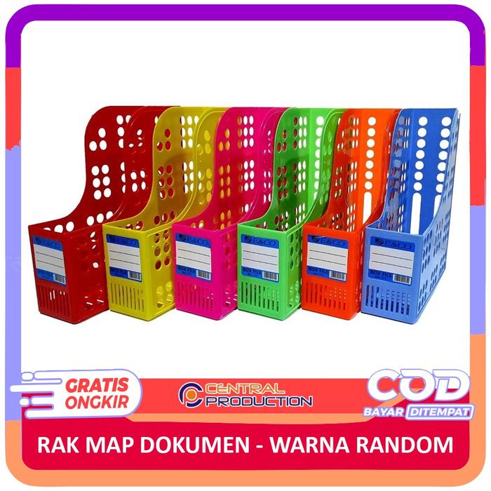 Jual Rak Map Dokumen Penyimpanan Buku Majalah Brosur Kertas - Warna ...