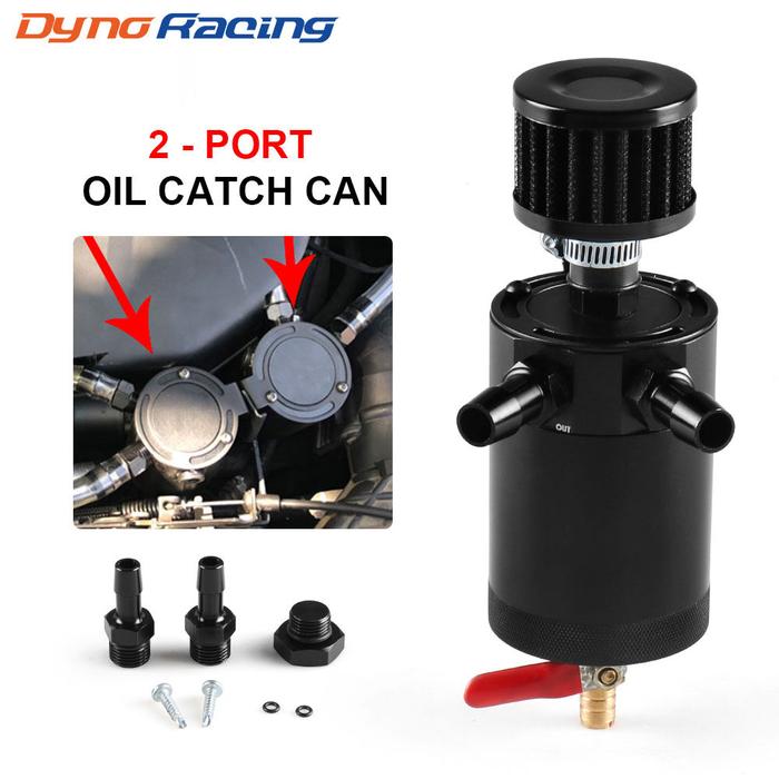 Jual 2-Port Penangkap Minyak Dapat Reservoir Tangki Dengan Drain Valve ...