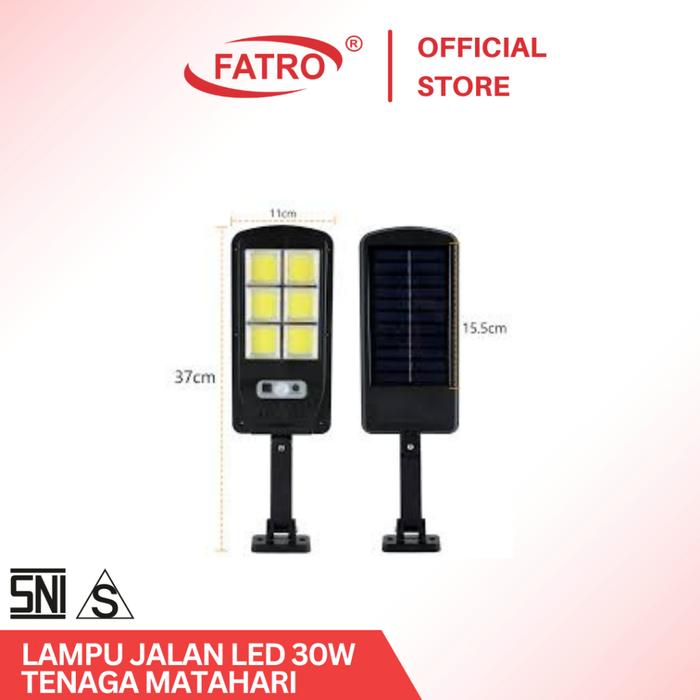 Jual FATRO LAMPU JALAN LED 30W TENAGA MATAHARI - PJU LED SOLAR CELL 30W ...