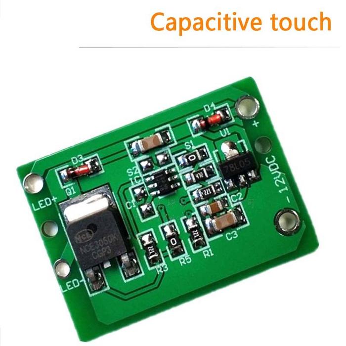 Jual 12V Capacitive Sakelar Sentuh Modul Sensor Tombol Tekan Jog Latch ...