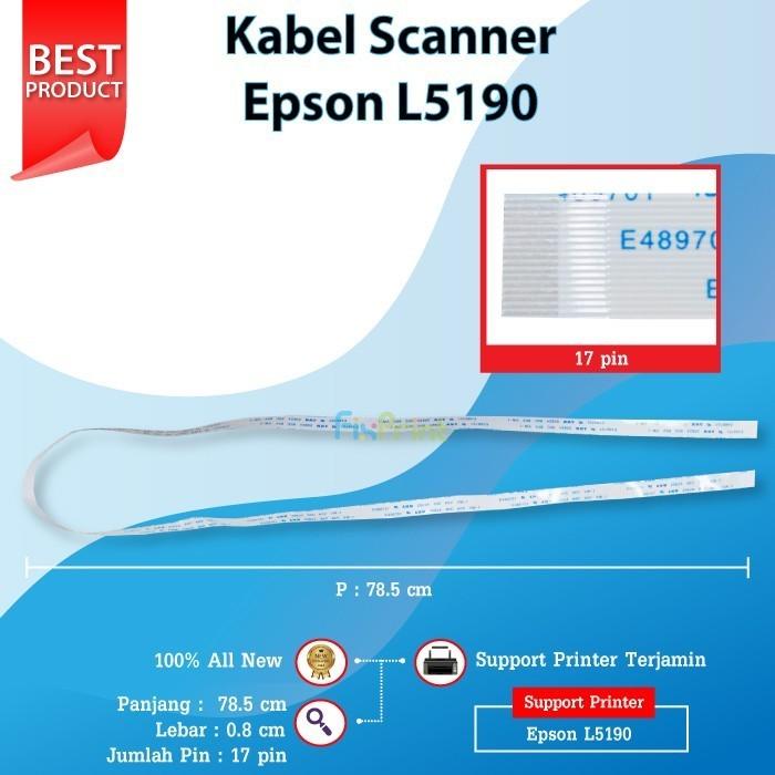 Jual Kabel Scanner Printer Epson L5190 Flexible Cable L4150 L4160 17 ...