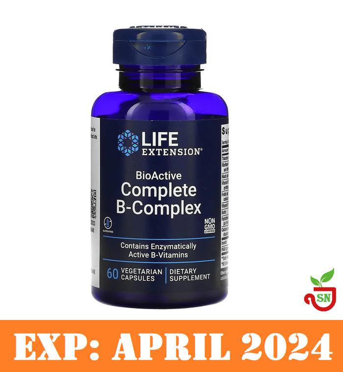 Jual Life Extension BioActive Complete B-Complex 60 Vegetarian Capsules ...