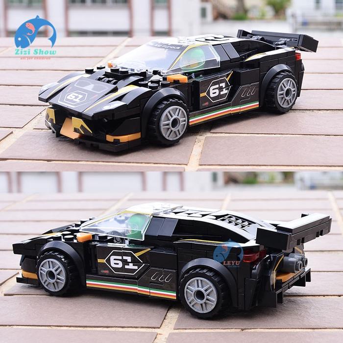 Jual Leyu Mainan Balok Bangunan Lego Model Mobil Balap Champions - Kota ...