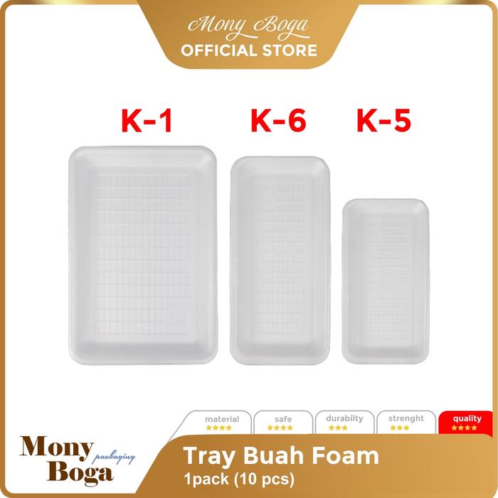 Jual Styrofoam Tray Kotak Buah/ Sayur/ Daging/ Ikan Segar K6/k5/k1 ...