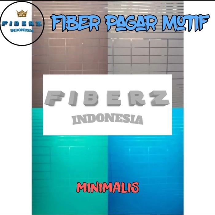 Jual Fiber Plat - Viber - Fiber Plastik Penutup Pagar Motif Minimalis ...