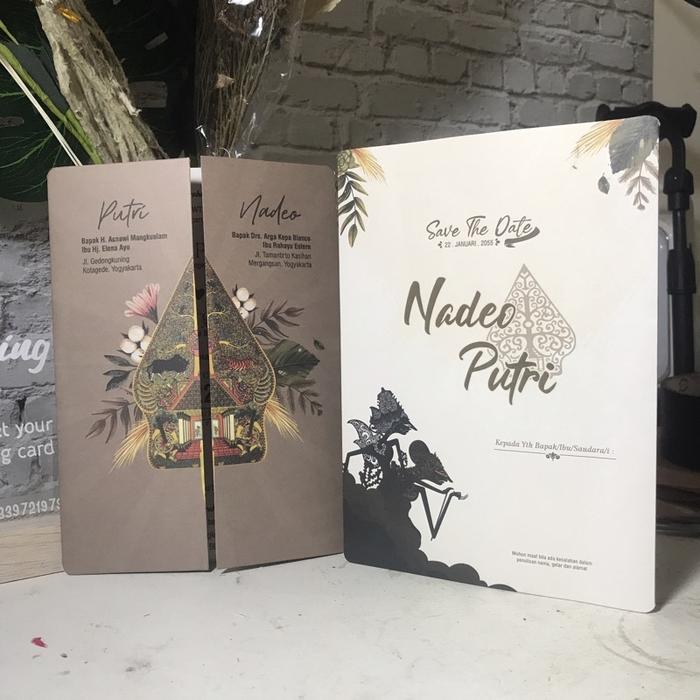 Jual K1 undangan gunungan adat jawa undangan wayang undangan pernikahan ...