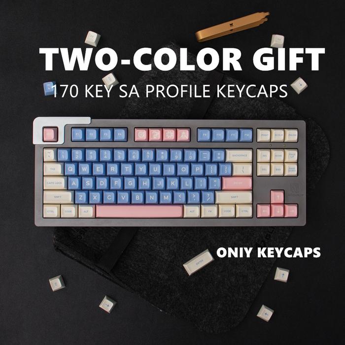 Jual Keycap Tombol Keyboard Gaming 170 Tombol SA Profile Double Shot ...