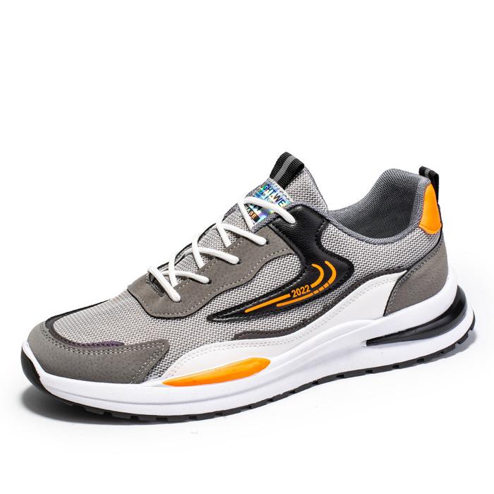 Jual Sepatu Sport Sneakers Pria Import LV0334 Premium Quality - ABU, 41 ...