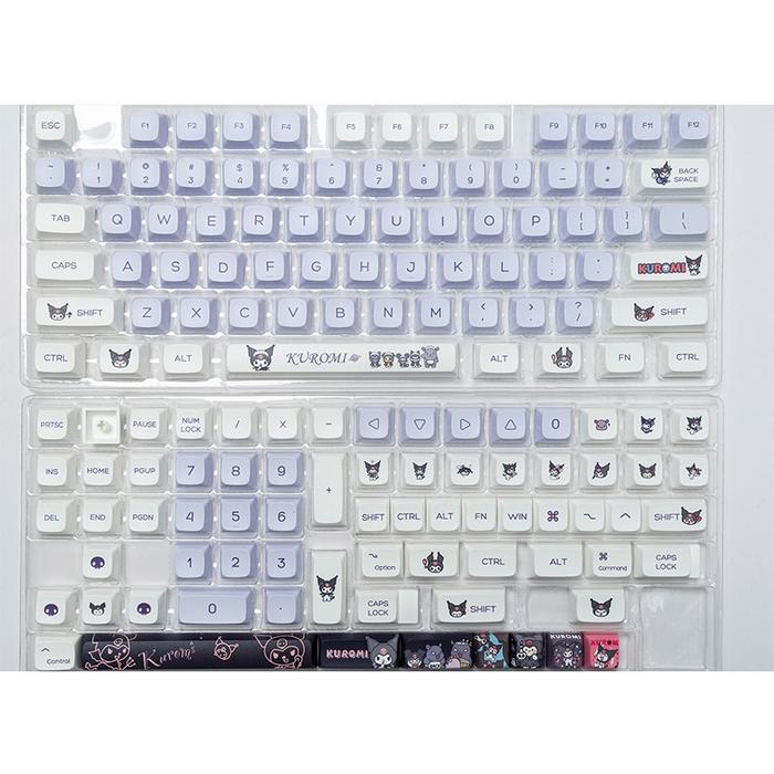 Jual 146 Keycaps Sanrio Kuromi XDA Profil PBT Dye Sublimation Craft ...