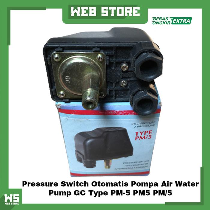 Jual Pressure Switch Otomatis Pompa Air Water Pump GC Type PM-5 PM5 PM ...