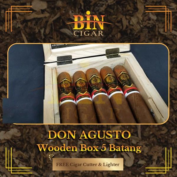 Promo Cigar Cerutu BIN DON AGUSTO 5s [Wooden Box 5 batang] Cicil 0% 3x ...