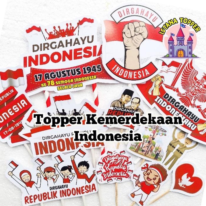 Jual Topper Tema KEMERDEKAAN / Topper HUT RI / Topper Kemerdekaan ...