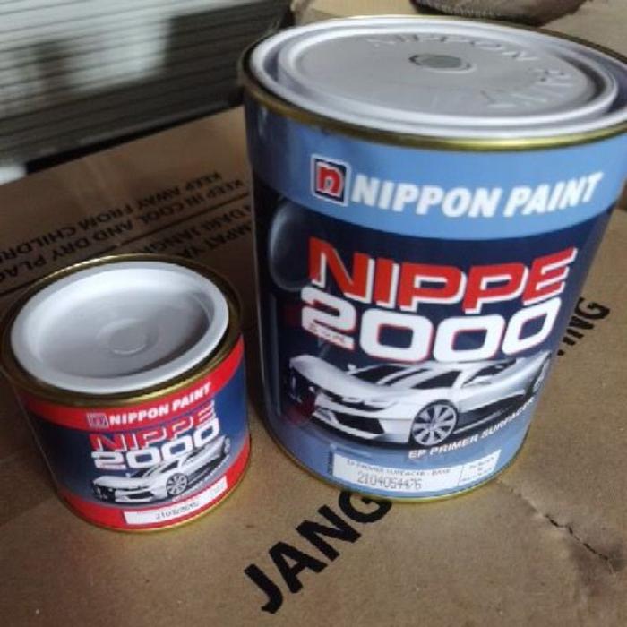 Jual Nippe 2000 Cat Dasar Duco Kayu Besi Epoxy Epoksi Putih Abu Kaleng ...