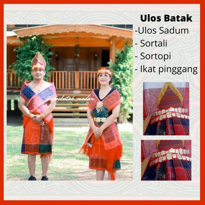Jual Pakaian Adat Batak Kostum Prewedding Adat Batak Toba Dewasa Ulos ...