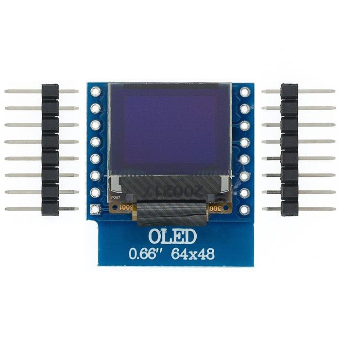 Jual Modul Oled 0.66 "Oled Led Lcd Display 0.66" Untuk Wemos D1 Mini ...