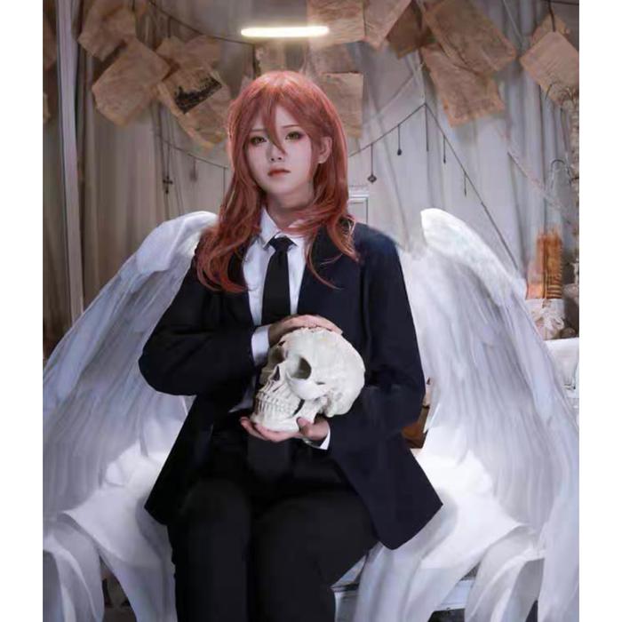 Jual READY Angel Devil Chainsaw Man Cosplay Costume Wig Anime ...