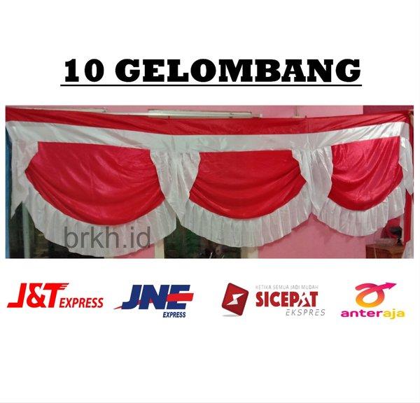 Jual Bendera Merah Putih Umbul umbul Bekron Background Hias Model ...