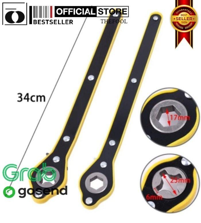Jual FMACK AUTO SMART RATCHET WRENCH / KUNCI PEMBANTU DONGKRAK MOBIL TF ...