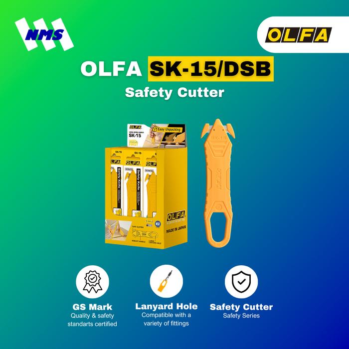 Promo Pemotong Strapping OLFA SK-15 DSB Safety Cutter Original Pisau ...