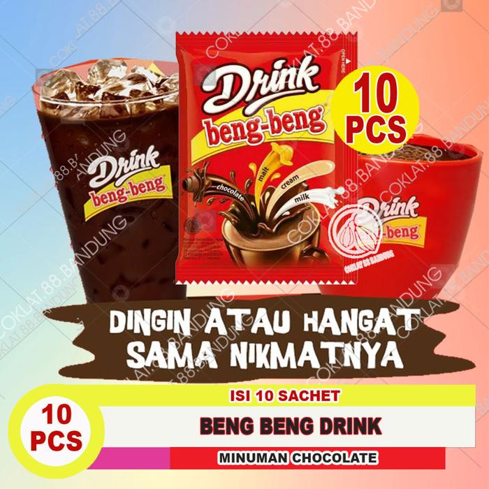 Jual BENG BENG DRINK ISI 10 SACHET, MINUMAN COKELAT BUBUK DRINK BENG ...
