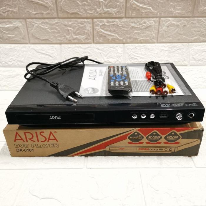 Jual ARISA DVD PLAYER DA 0101 KARAOKE USB MIC INPUT VIDEO VCD MOVIE MP3 ...