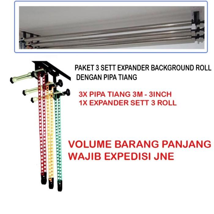 Jual PAKET Expander Background 3 Set Komplit Dengan Bar Pipa Set ...