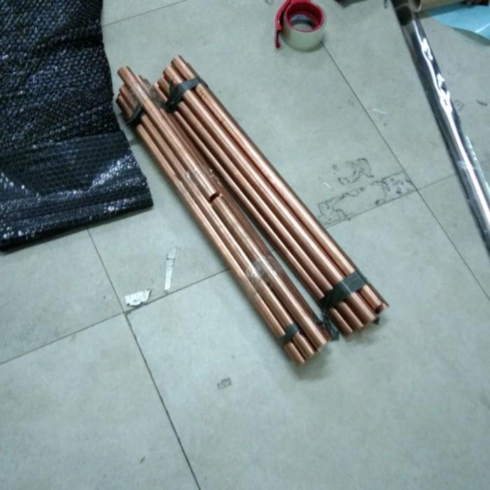 Jual as tembaga 18 mm X 1000 mm - grounding rod copper - Jakarta Barat ...
