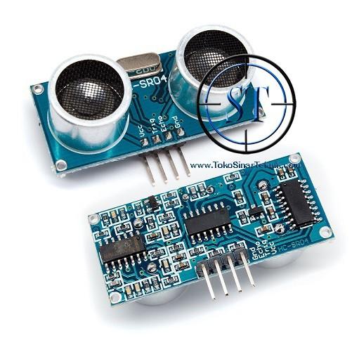Jual Kit Sensor Ultrasonic Detektor Halangan Jarak Robotika Range ...