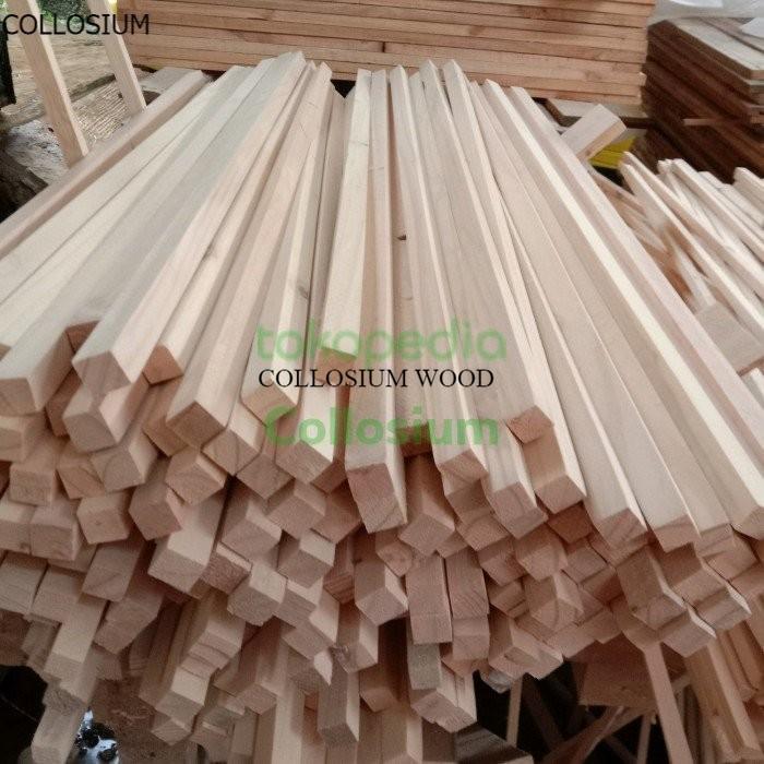 Jual Reng kayu 100 x 2,5 x 1,5 cm Kayu Pinus jati Belanda - Kab. Bogor ...