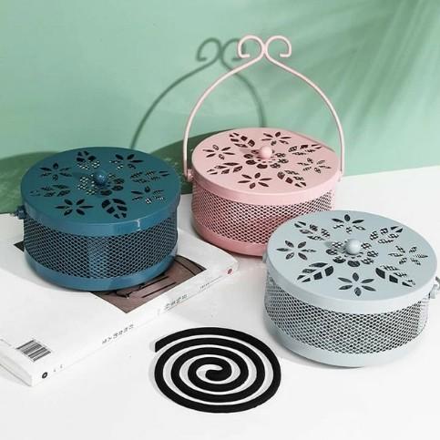 Jual iron portable coil holder with handle Obat Nyamuk Portable Gaya ...