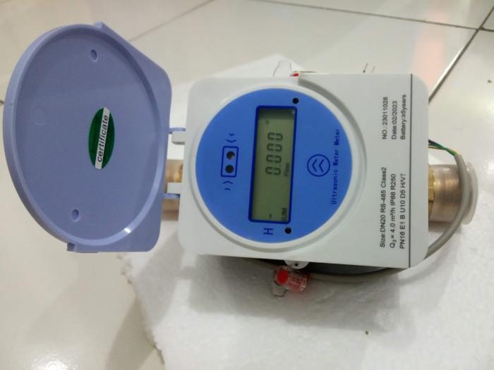 Jual Teren DN15 RS485 Mbus Output Digital Ultrasonic Water Meter Flowm ...