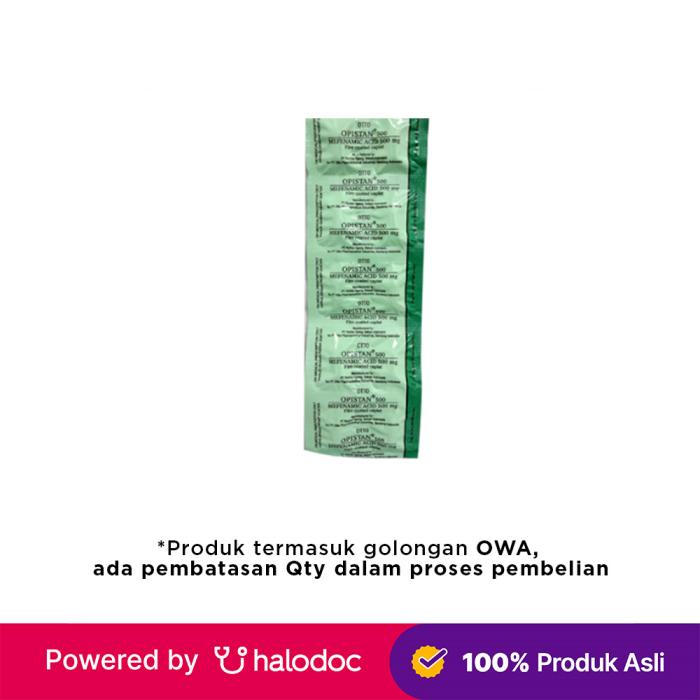 Jual Opistan 500 mg 10 Kaplet - Jakarta Selatan - Apotek Anugrah ...