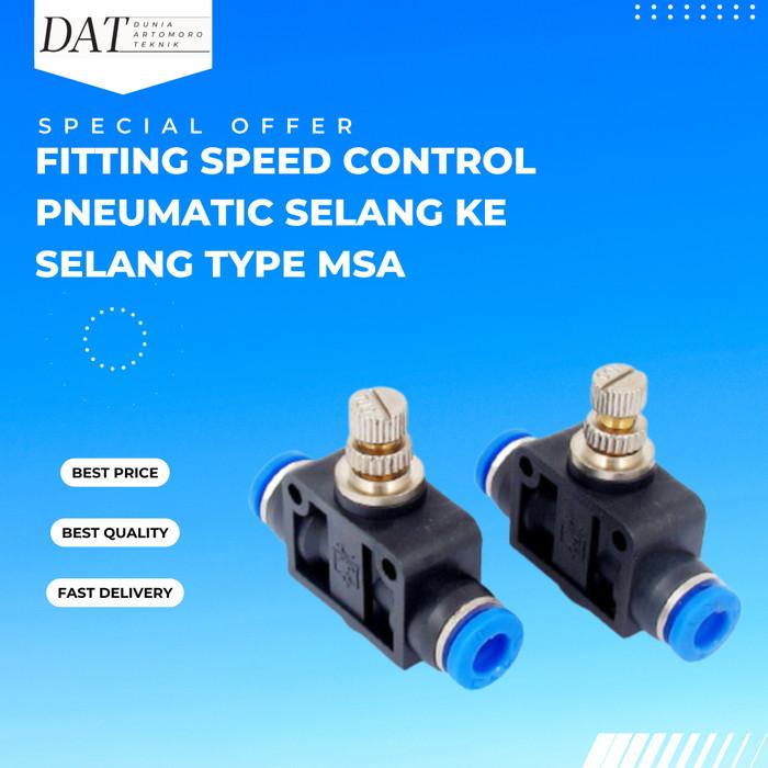 Jual MSA 6 Fitting Speed Control Pneumatic Slip Lock Selang 6mm x 6mm - Jakarta Barat - DUNIA ...