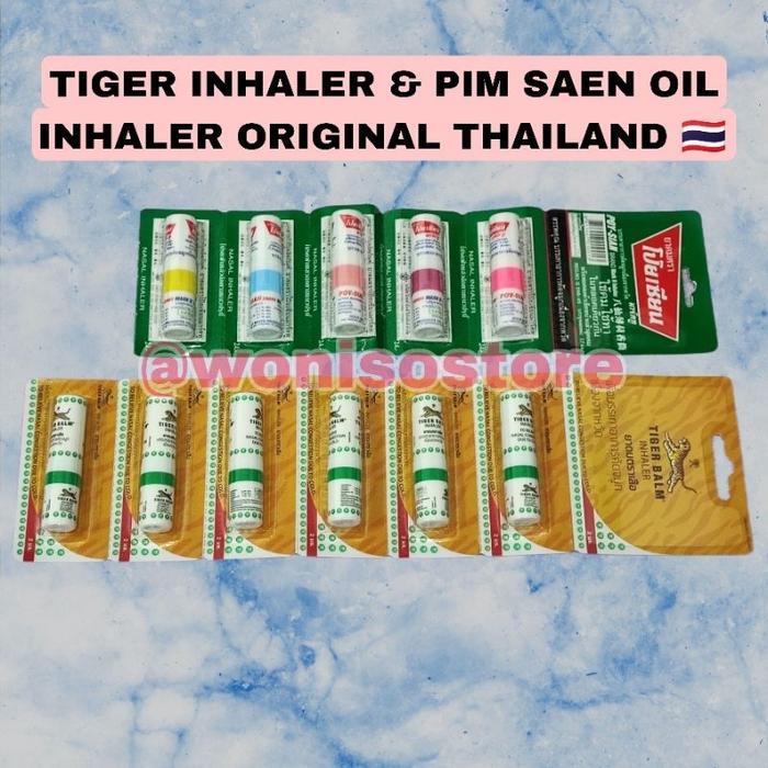 Jual TIGER BALM INHALER PIM SAEN BALM OIL POY SIAN INHALER ORIGINAL ...
