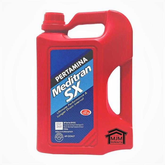 Jual Oli Pertamina Meditran SX 4 Liter 15W-40 Mesin Diesel Truk Solar ...