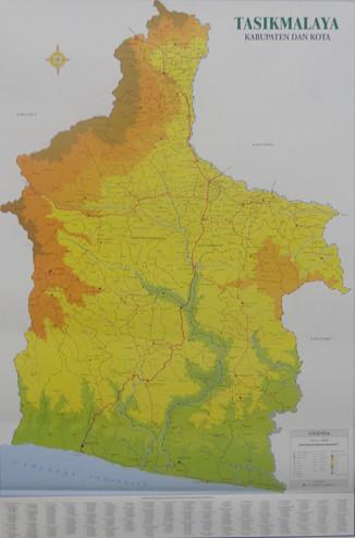 Jual Terbaru Peta Kabupaten dan Kota Tasikmalaya (Lipat) Original ...