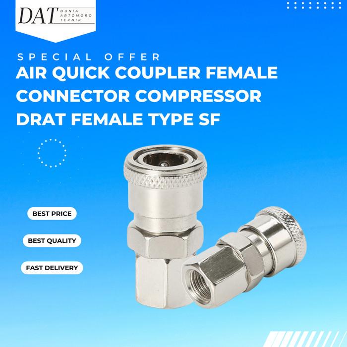 Jual SF 20 Quick Coupler Female Connector Compressor Drat Female 1/4 ...