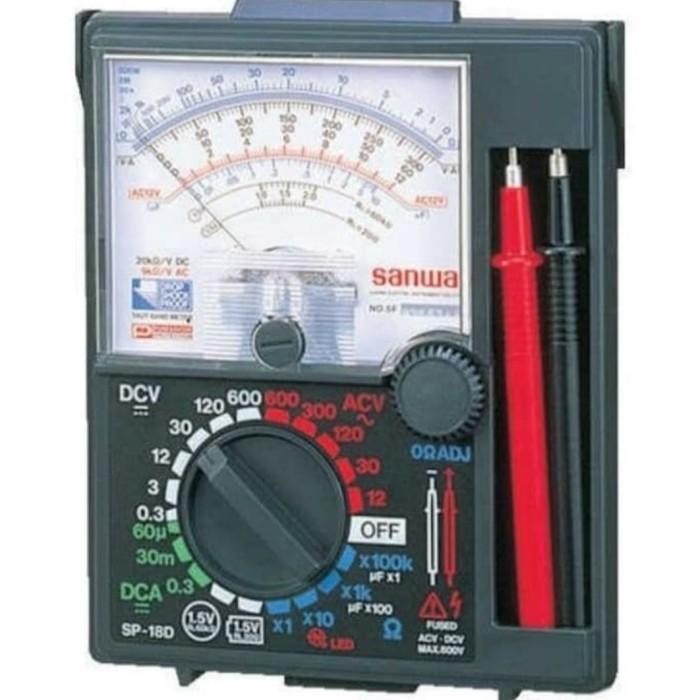 Jual Sanwa SP18D Analog Multimeter Multitester Avometer Sanwa Original ...