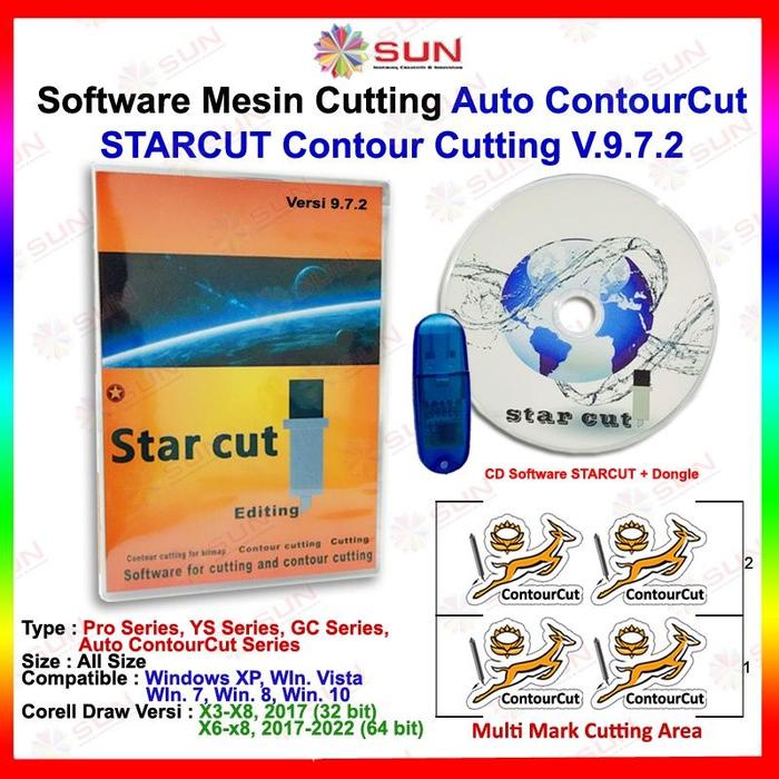 Jual Software StarCut Auto ContourCut Print Cut - Editing Corel Draw - Jakarta Pusat - Tecno ...
