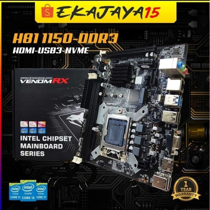 Jual Ready !!! Motherboard Venom H81 socket LGA 1150 Suport Nvme terbaru - Jakarta Selatan ...