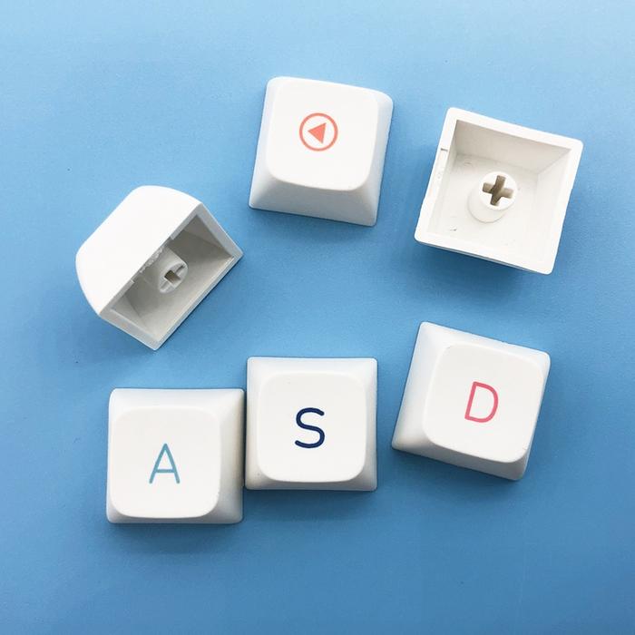Jual 127kunci Profil XDA Neon Sign Keycaps PBT DYE SUB Untuk Keyboard ...