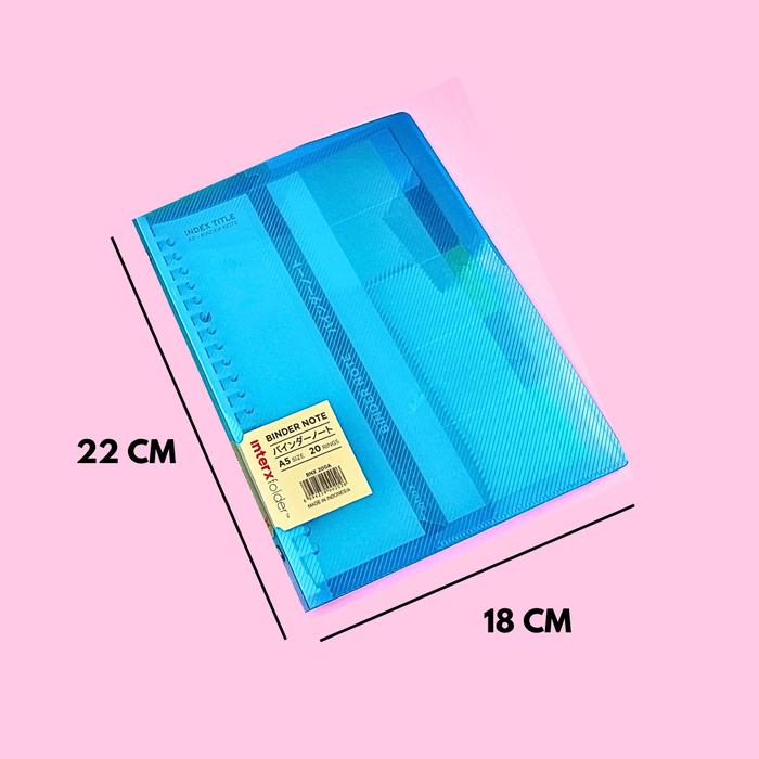Jual Map Binder Note A5 B5 Interxfolder - A5 Transparan - Kab. Gresik ...