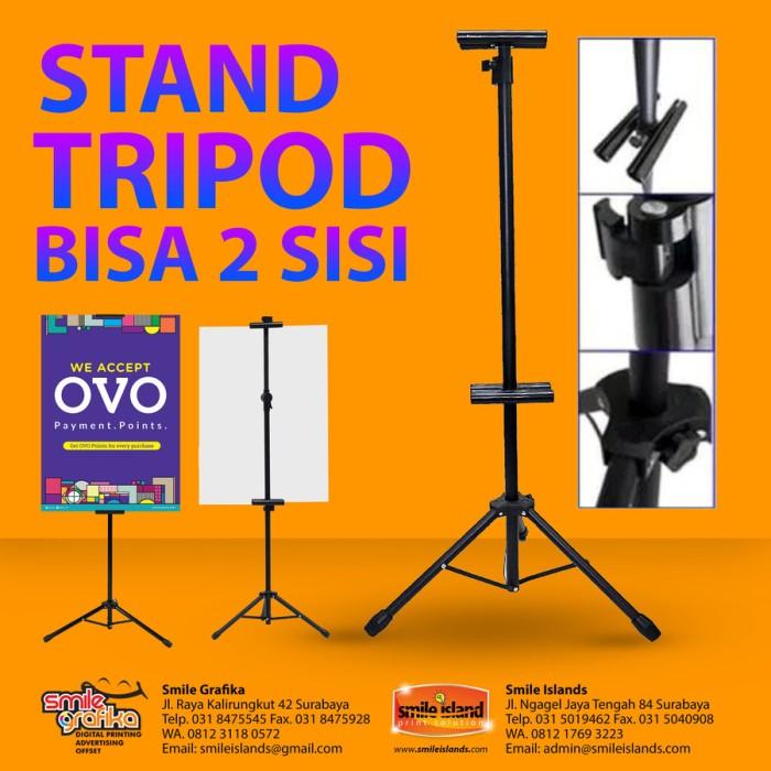 Jual STAR - TRIPOD BANNER STAND 2 SISI / TIANG PROMOSI / STANDING ...