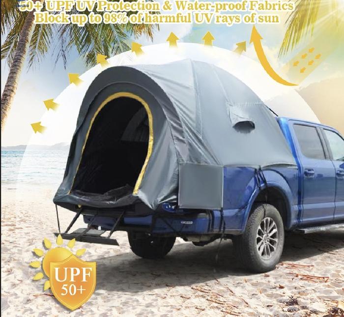 Jual Tenda Bak Mobil Pick Up Double Cabin Sun Shade Roadtrip Waterproof ...