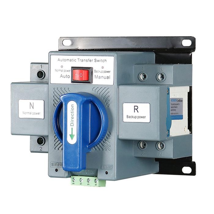 Jual 2p 63A 230V MCB Type Dual Power Automatic Transfer Switch ATS Tegangan - Jakarta Barat ...