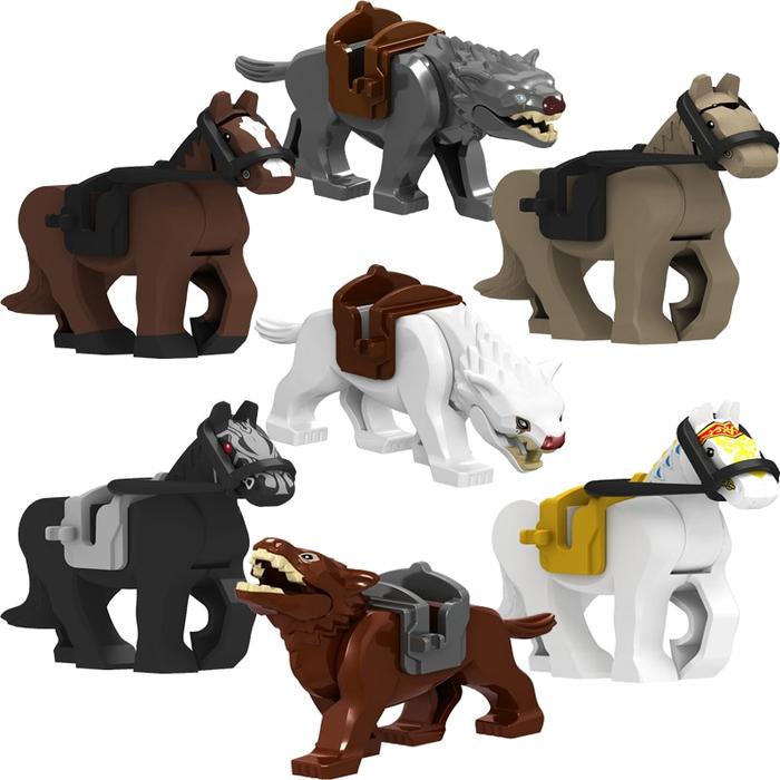 Jual The Animals Hobbit Mount Saddle Wolf The Medieval Knights - Kota ...