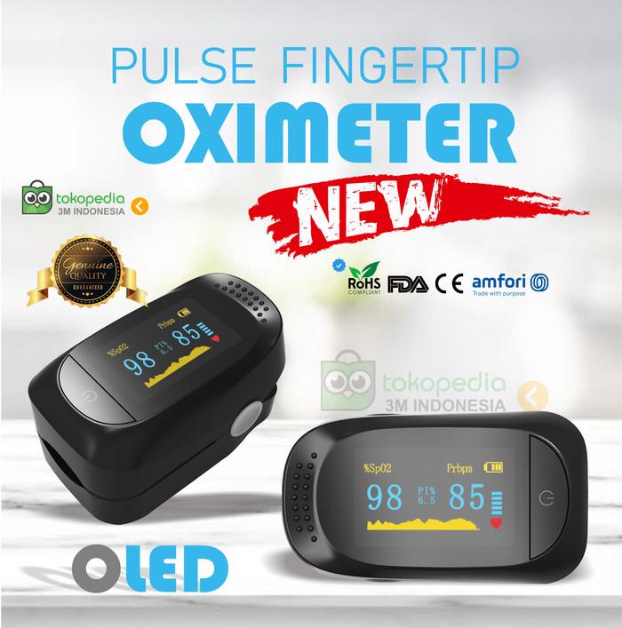 Jual FINGERTIP H1 OXYMETER PULSE Alat Ukur Kadar Oksigen SpO2 100 ...