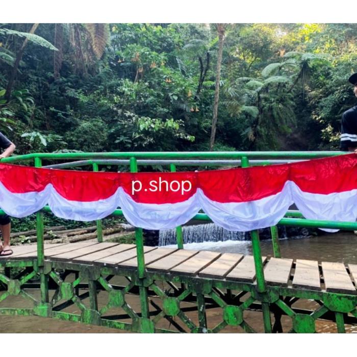 Jual 10 gelombang background umbul umbul bendera merah putih remple ...