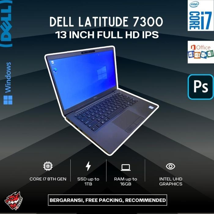 Jual Laptop DELL Latitude 7300 Core i7 Gen 8 RAM 32GB SSD 1TB Like New - Kota Tangerang ...